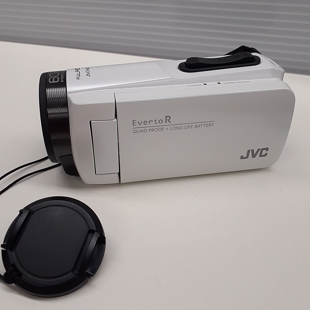 JVC ケンウッド Everio R デジタルビデオカメラ エブリオ GZ-R480-W 動作未確認ジャンク品 み(デジタルビデオカメラ)｜売買されたオークション情報、yahooの商品情報を ...