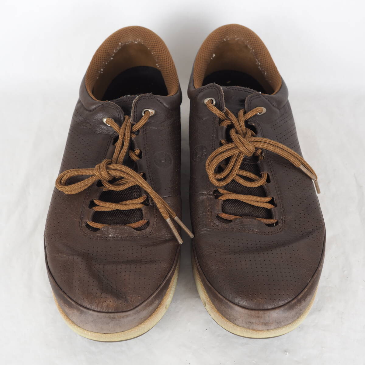 MK9101 ecco エコー メンズスニーカー 42-26cm 茶(26.0cm)｜売買されたオークション情報、yahooの商品情報をアーカイブ公開 - オークファン（aucfan.com）