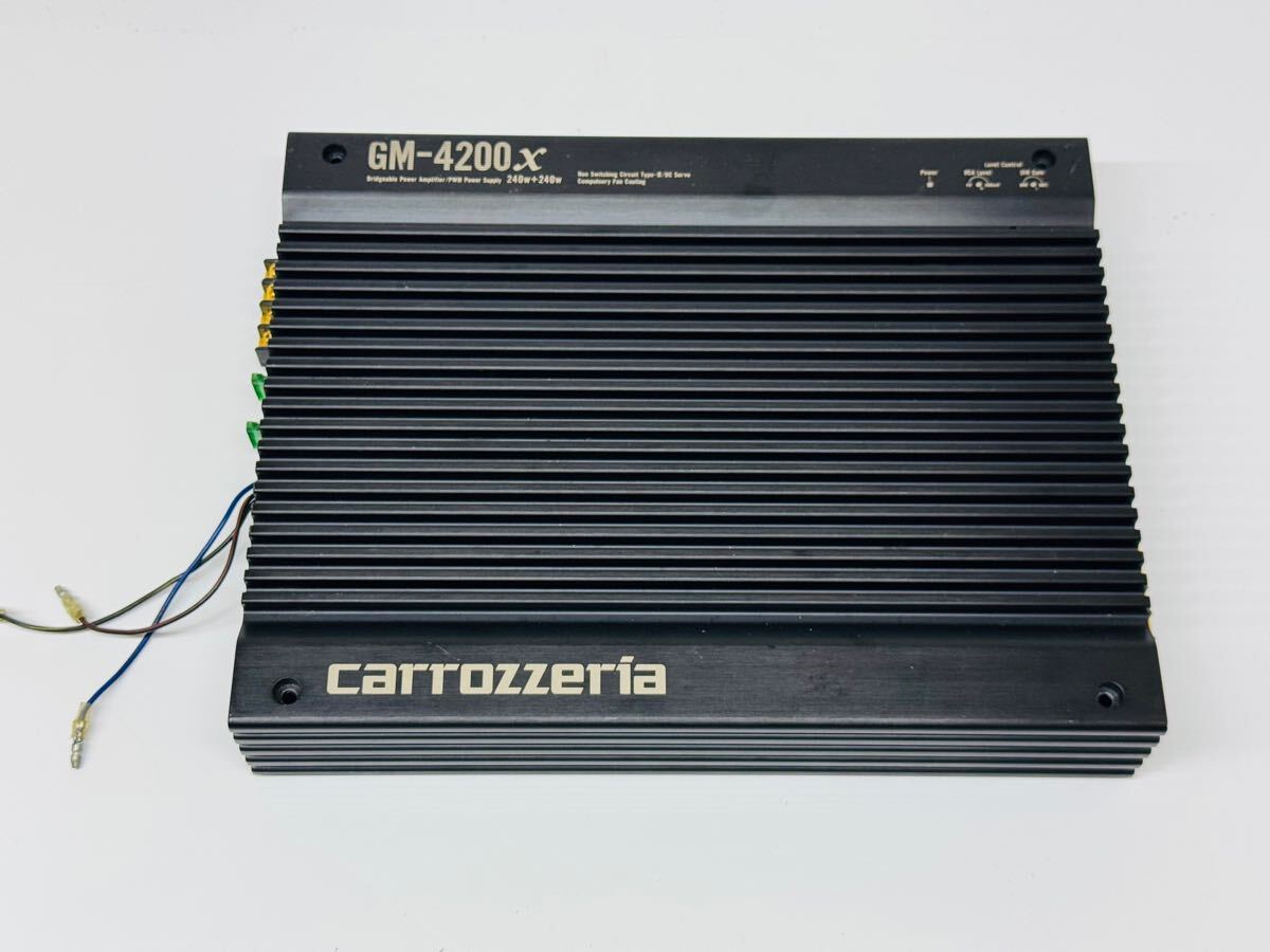レトロ carrozzeria カロッツェリア パワーアンプ GM-4200x 未チェック 現状品 管理番号10048(アンプ)｜売買された ...