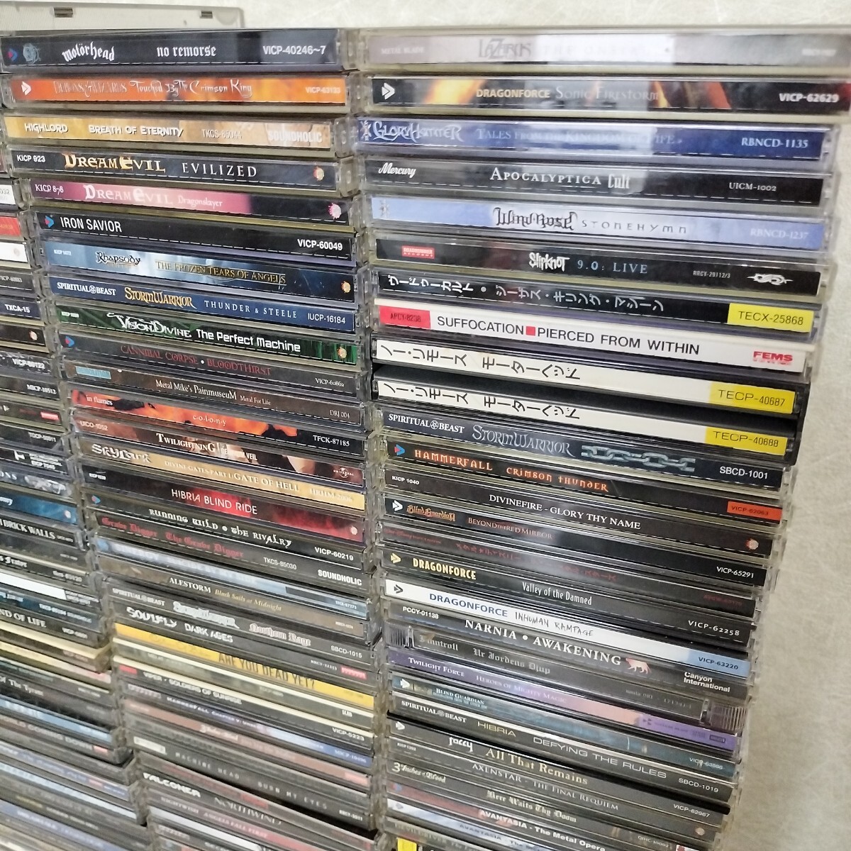 全て帯付き Heavy METAL HardRock 281枚 CD 超大量 まとめ セット メタル 帯付 SLAYER ...