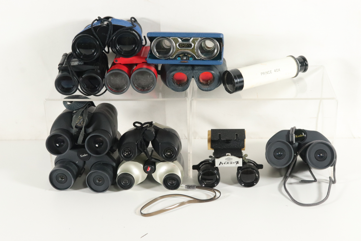 双眼鏡まとめ Binocular 高級双眼鏡 12倍 50m/m Nikon COSMO WING Lions SPORTS GLASS ...