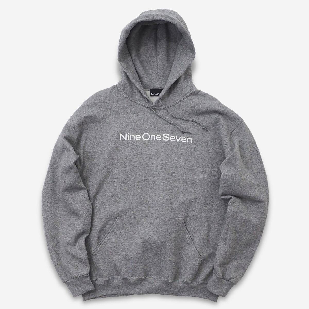 Nine One Seven - Logotype Hoodie 灰色S ナインワンセブン - ロゴタイプ フーディー 2018FW(Sサイズ ...