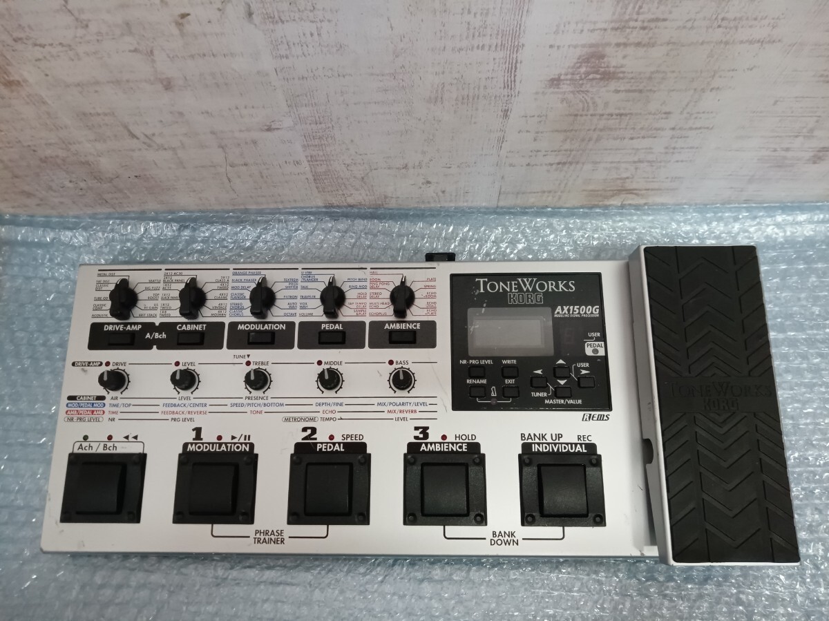 KORG コルグ TONE WORKS AX1500G マルチエフェクター ギター オーディオ 音響機器 エフェクター ジャンク(マルチ ...