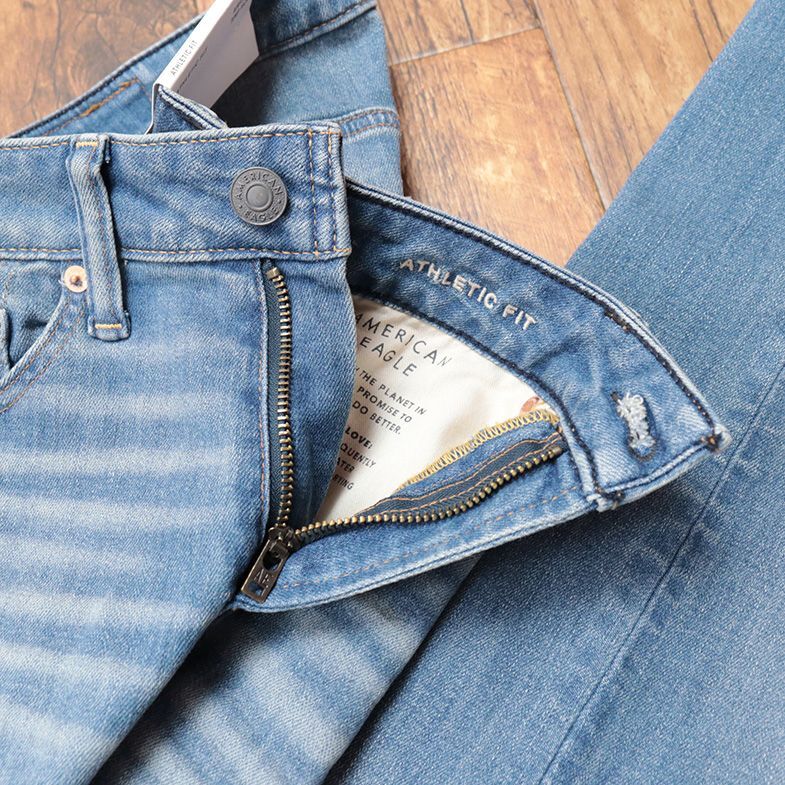 1円/AMERICAN EAGLE/32インチ/美脚デニムパンツ 0118-6327 ストレッチ 伸縮性 無地 ジーンズ /青/ブルー/ih292/(Mサイズ)｜売買されたオークション情報 ...