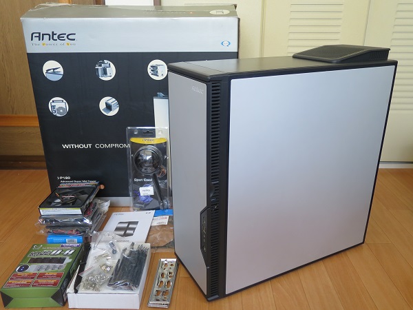 Antec P180 Ver1.1 SpotCool/8chファンコン 風Q-8 /12cmFan8個付(ATXミドルタワー)｜売買されたオークション情報、yahooの商品情報をアーカイブ公開 ...