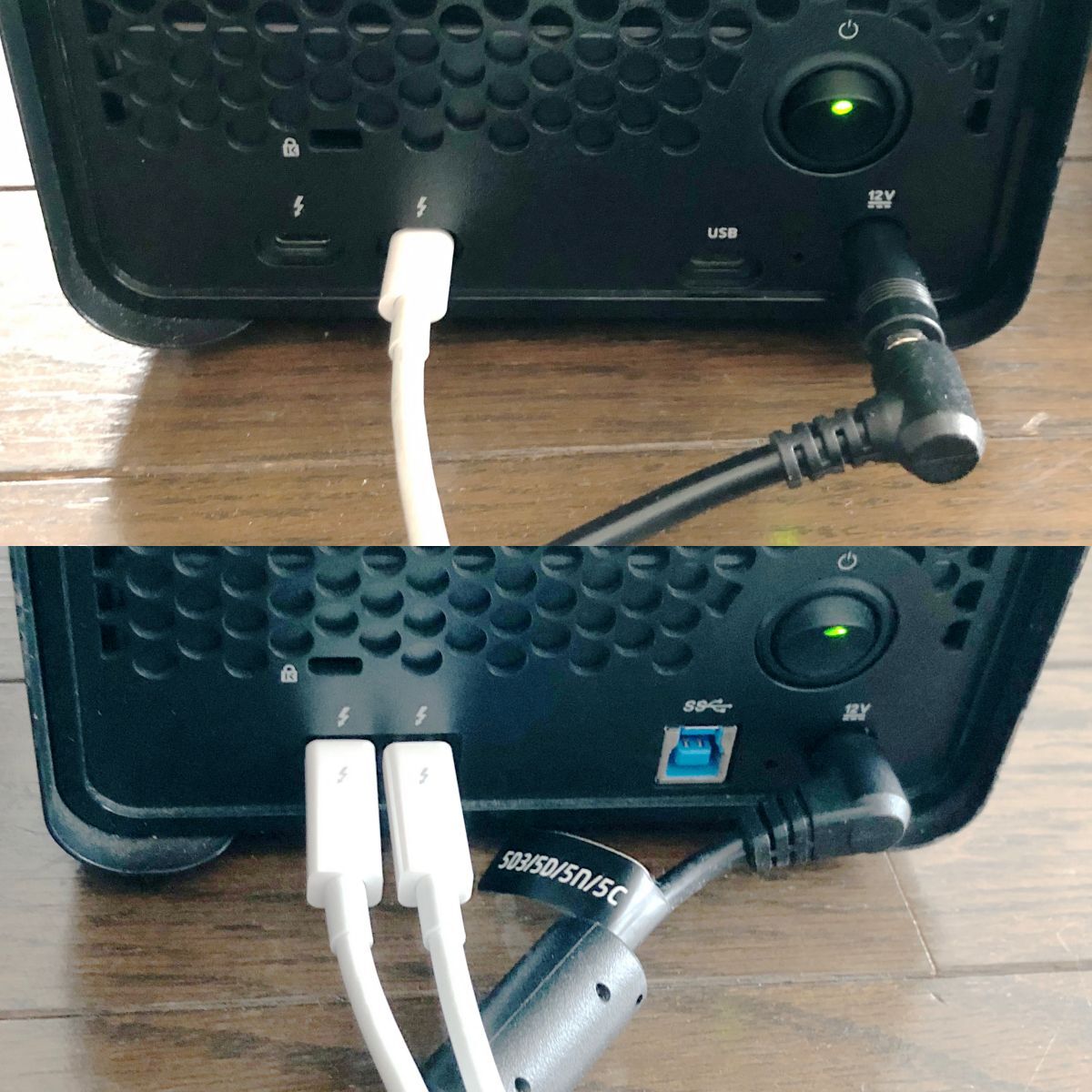 Drobo 5D 5D3 2台セット Thunderbolt RAID HDDケース USB 3.0 Type C drobo5d ...