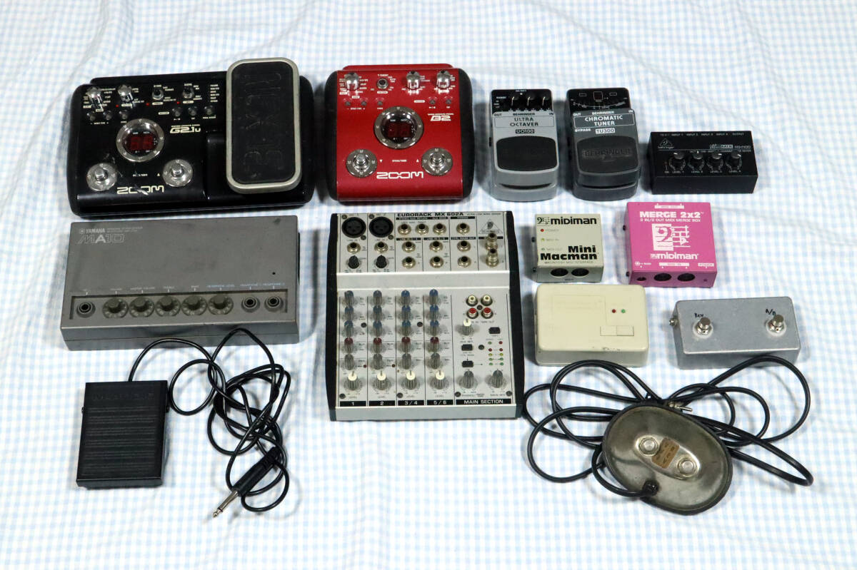 ZOOM G2.1u/B2 BEHRINGER UO100/TU300/MX400/EURORACK MX602A YAMAHA MA10 ...