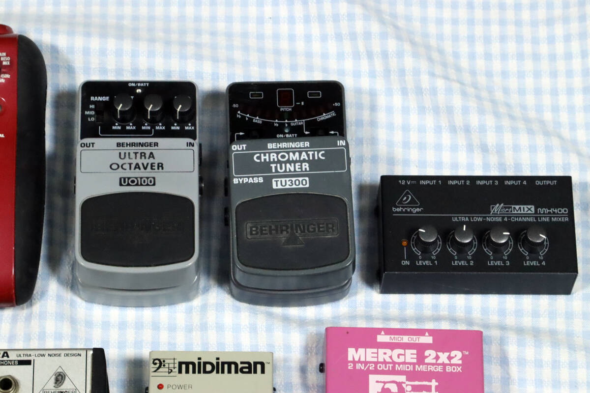 ZOOM G2.1u/B2 BEHRINGER UO100/TU300/MX400/EURORACK MX602A YAMAHA MA10 ...