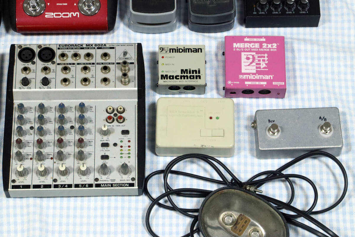ZOOM G2.1u/B2 BEHRINGER UO100/TU300/MX400/EURORACK MX602A YAMAHA MA10 ...