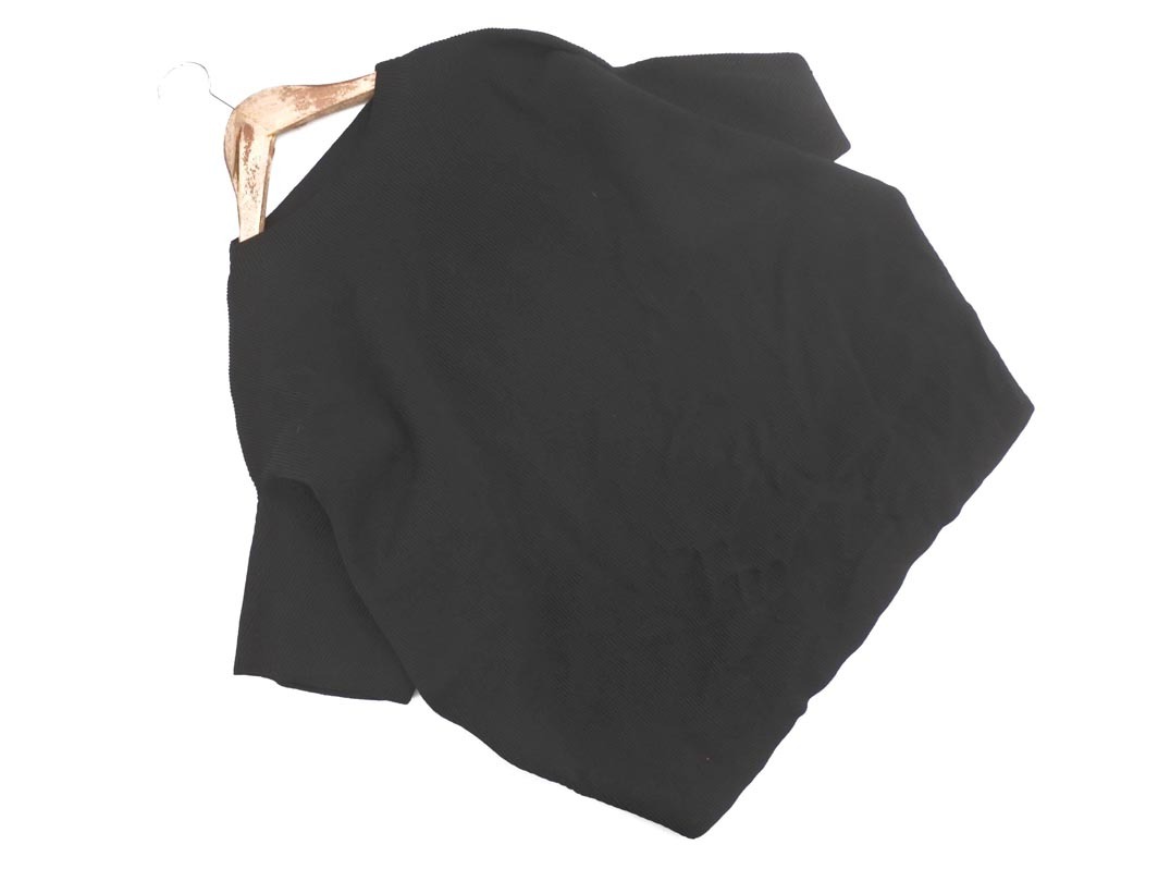 Chez toi シェトワ リブ ニット セーター sizeF/黒 ffb1 レディース(Mサイズ)｜売買されたオークション情報、yahooの ...