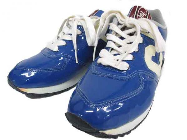 シピー CHIPIE スニーカー シューズ エナメル ロゴ 36 青(23.0cm)｜売買されたオークション情報、yahooの商品情報を ...