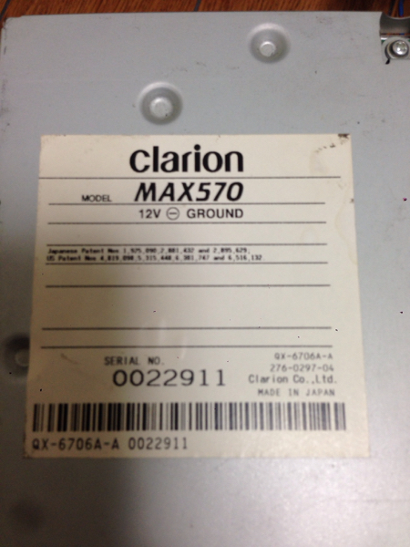 clarion MAX570(HDDナビ)｜売買されたオークション情報、yahooの商品情報をアーカイブ公開 - オークファン（aucfan.com）