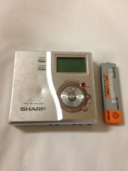 G5026 SHARP ポータブルMDプレーヤー MD-DR77-S(録音、再生)｜売買されたオークション情報、yahooの商品情報をアーカイブ公開 - オークファン（aucfan.com）