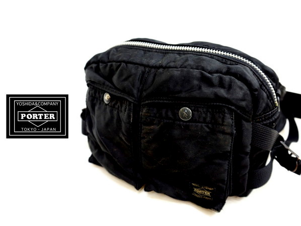 ポーター PORTER タンカー ブラック ウェストバッグ 吉田(ウエストバッグ)｜売買されたオークション情報、yahooの商品情報をアーカイブ公開 - オークファン（aucfan.com）