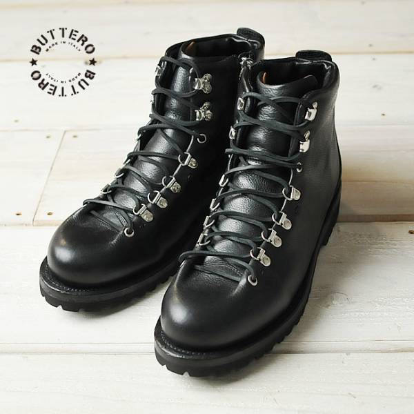 国内正規 BUTTERO ブッテロ サイドジップ ブーツ マウンテンブーツ B4950 PE-VACR NERO 41 名作(男性用)｜売買さ ...