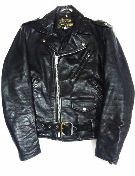 最高個体 ショット 黒タグ ワンスター schott one star 618 レザー ライダース ジャケット(ライダースジャケット)｜売買さ ...
