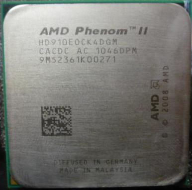 Socket AM3 PHENOM II X4 910e 2.6GHz 65W HD910EOCK4DGM 04(Phenom)｜売買された ...