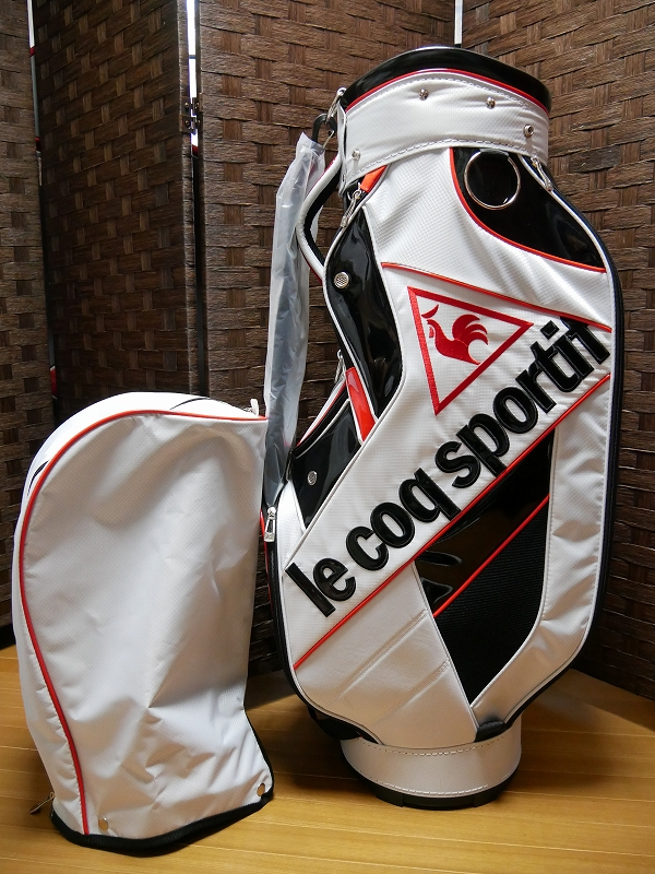 2017年le coq GOLF ルコックゴルフ 9型キャディバッグ 17SS QQ1253 N921 白 品(ルコック)｜売買された ...