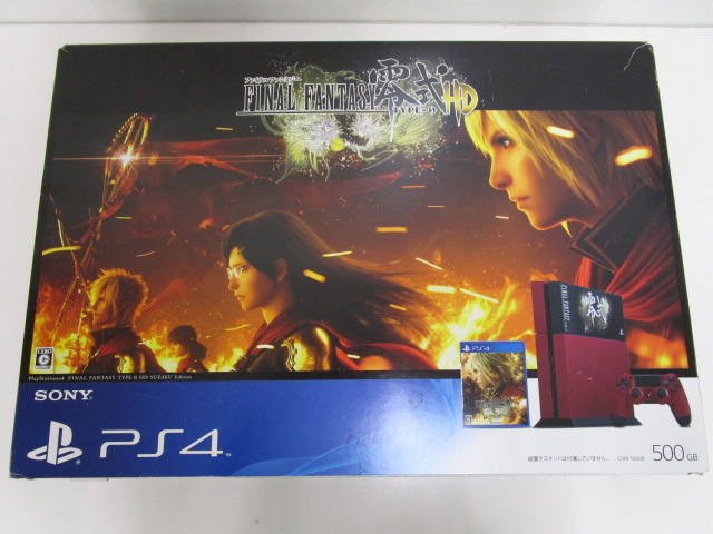 f081 PS4 Playstation4 CUHJ‐10008 500GB FINAL FANTASY 零式 HD 朱雀エディション プレイ ...