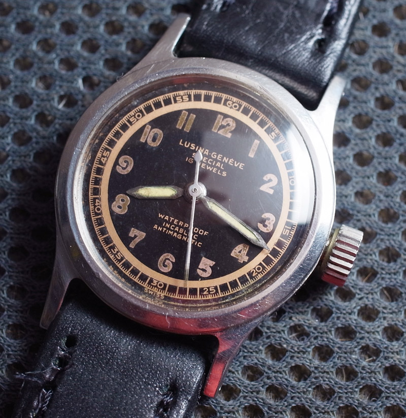 40年代 LUSINA GENEVE SPECIAL 手巻き スイスメイド(アナログ（手巻き）)｜売買されたオークション情報、yahooの商品 ...