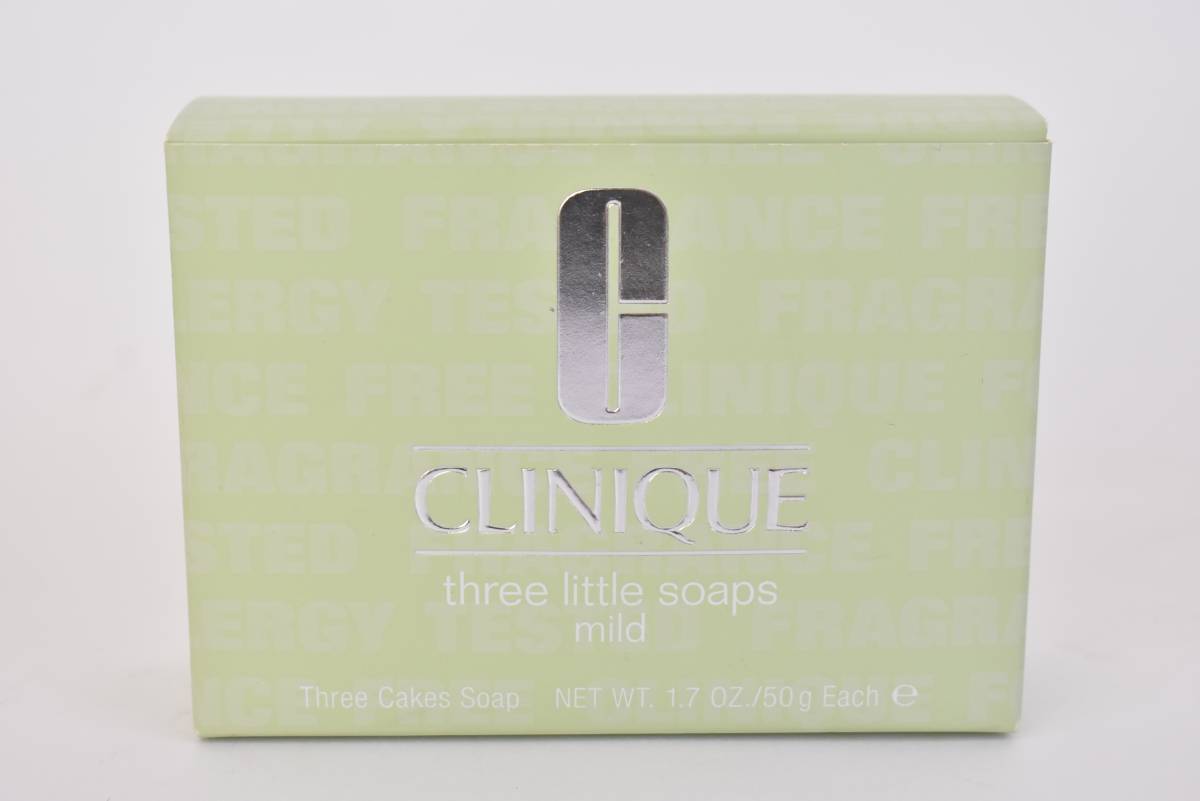 188-51145 CLINIQUE/クリニーク three little soaps mild スリーリトル ソープ マイルド 50g×3 ...