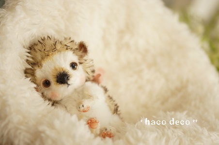 haco deco ハリネズミちゃん ピンクリボン ハンドメイド Hedgehog テディベア(体長10cm - 30cm)｜売買されたオークション情報、yahooの商品情報をアーカイブ公開 ...