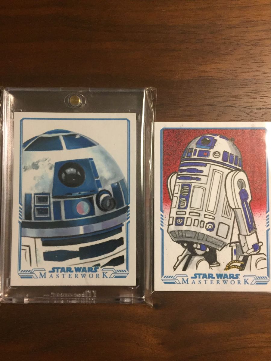 2017 topps Starwars Master work R2-D2 スケッチ カード 2枚 スターウォーズ ローグワン(その他)｜売買 ...