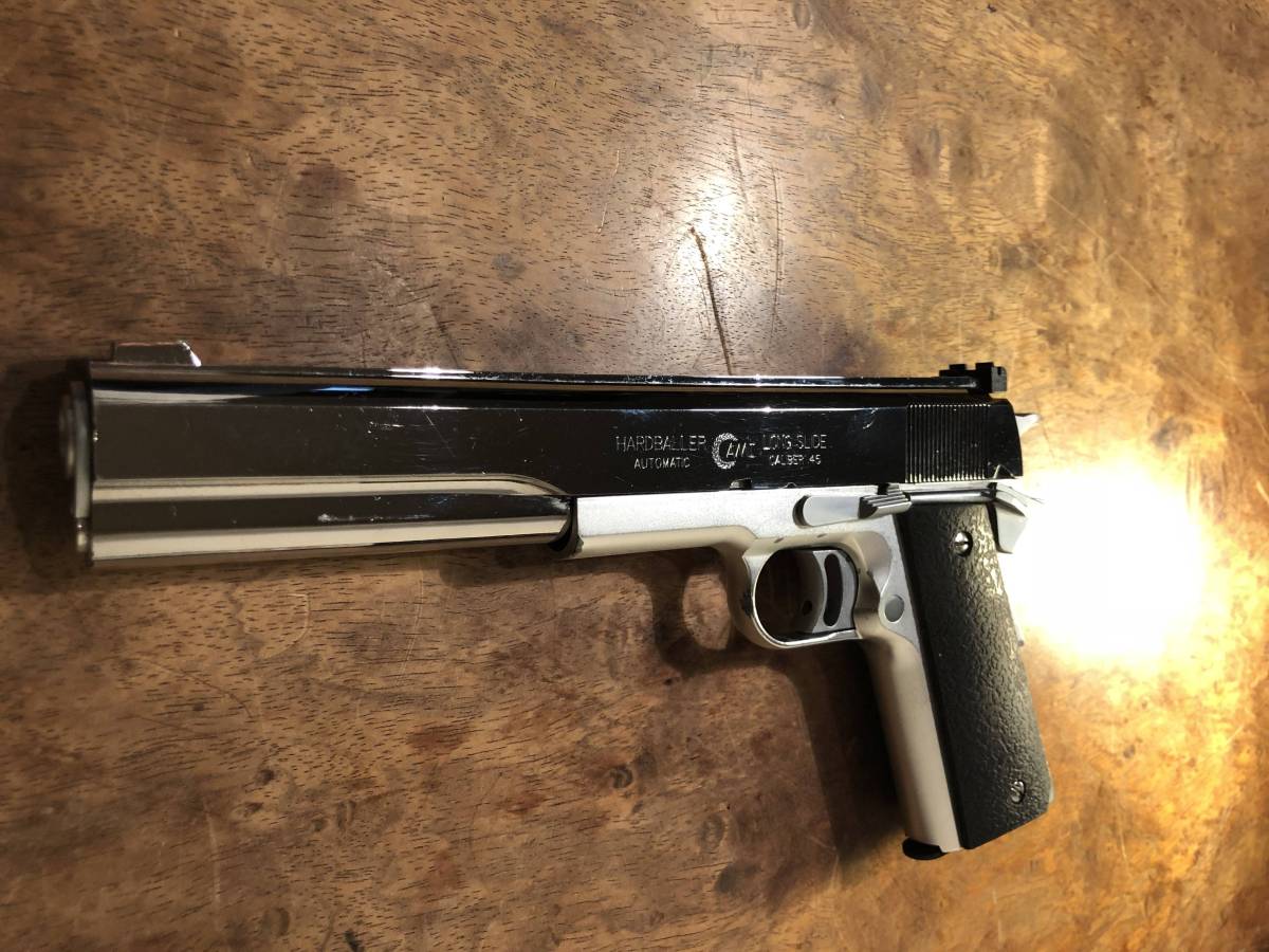 HARD BALLER LONG SLIDE BLOWBACK SYSTEM AMTハードボーラー WAマグナ搭載 AMI製 旧MGC(ガス ...