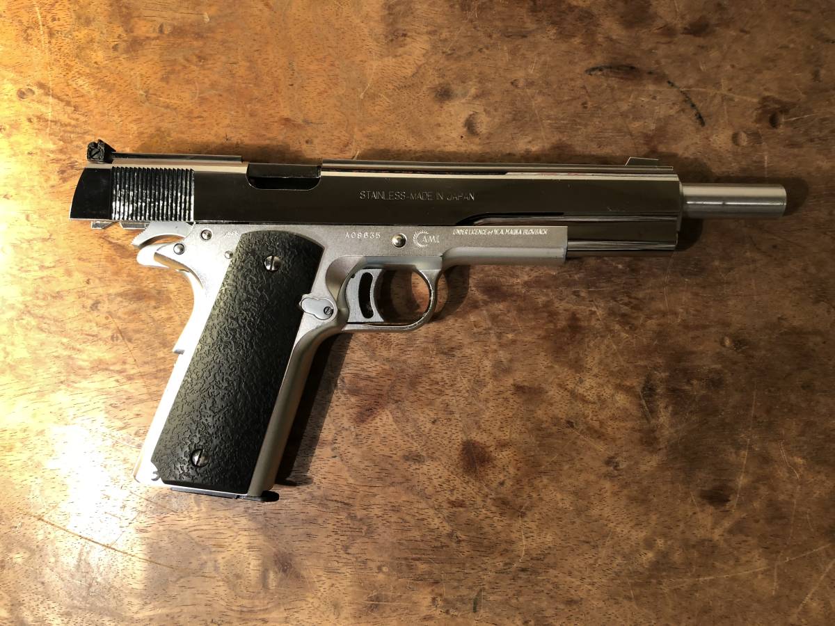 HARD BALLER LONG SLIDE BLOWBACK SYSTEM AMTハードボーラー WAマグナ搭載 AMI製 旧MGC(ガス ...