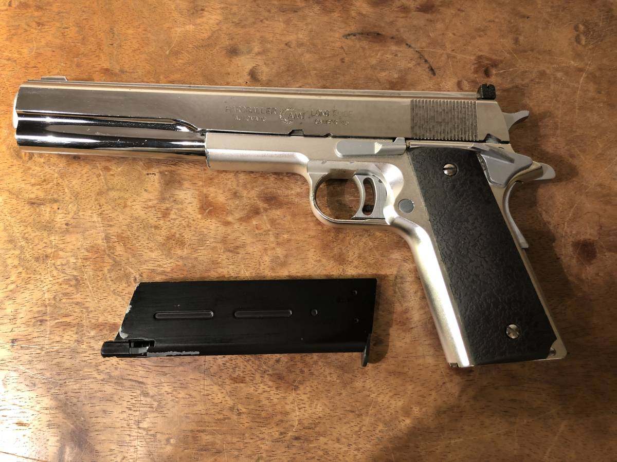 HARD BALLER LONG SLIDE BLOWBACK SYSTEM AMTハードボーラー WAマグナ搭載 AMI製 旧MGC(ガス ...