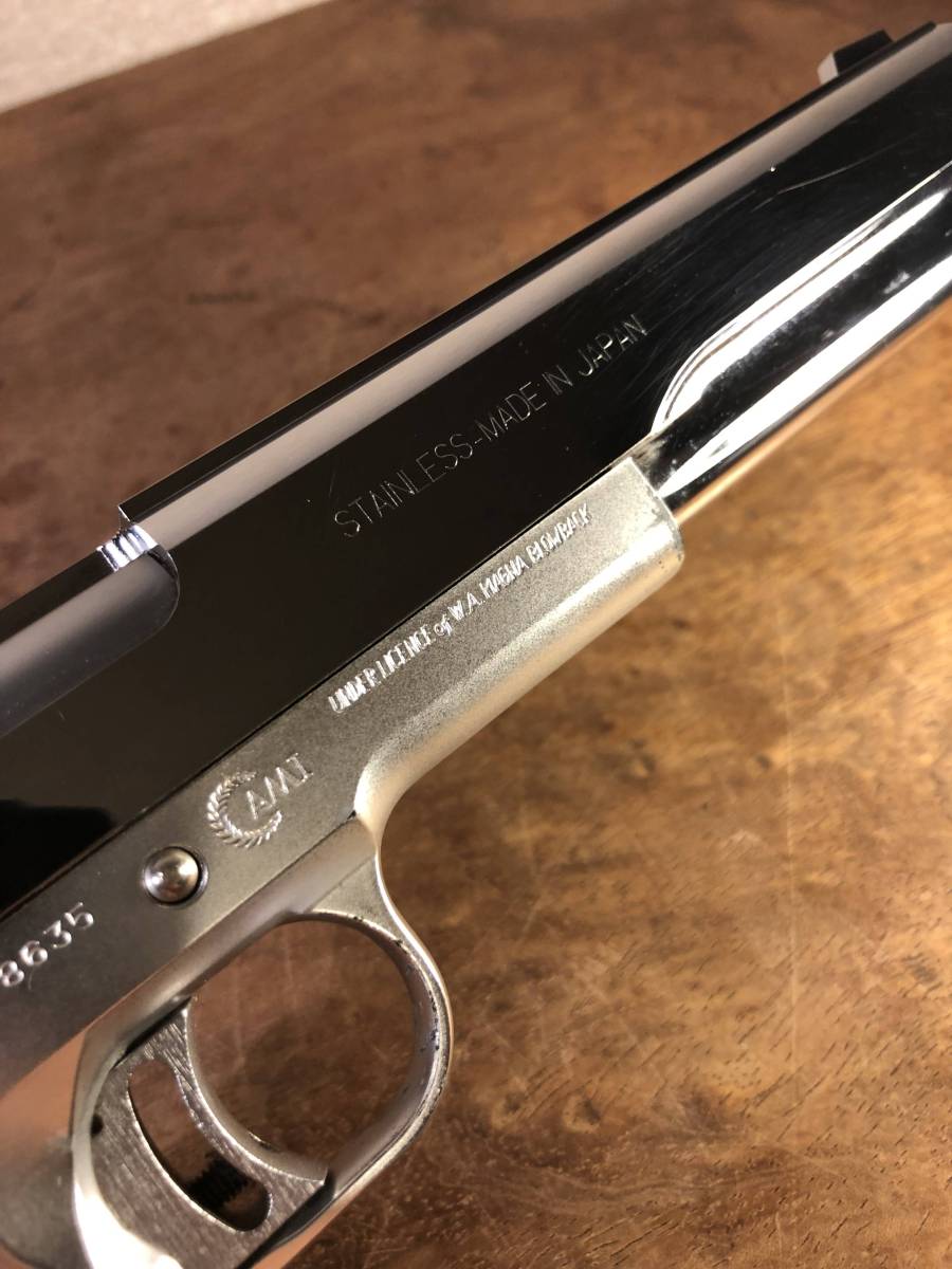 HARD BALLER LONG SLIDE BLOWBACK SYSTEM AMTハードボーラー WAマグナ搭載 AMI製 旧MGC(ガス ...