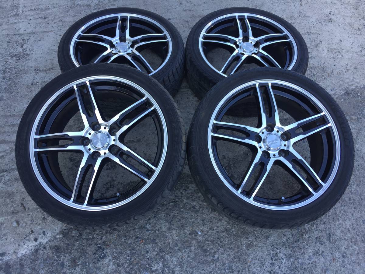 MONZA JAPAN JP STYLE UNI FIVE 18インチ F.R18×7J＋48 5H PCD114.3 225/40R18(ラジアルタイヤ)｜売買されたオークション情報 ...