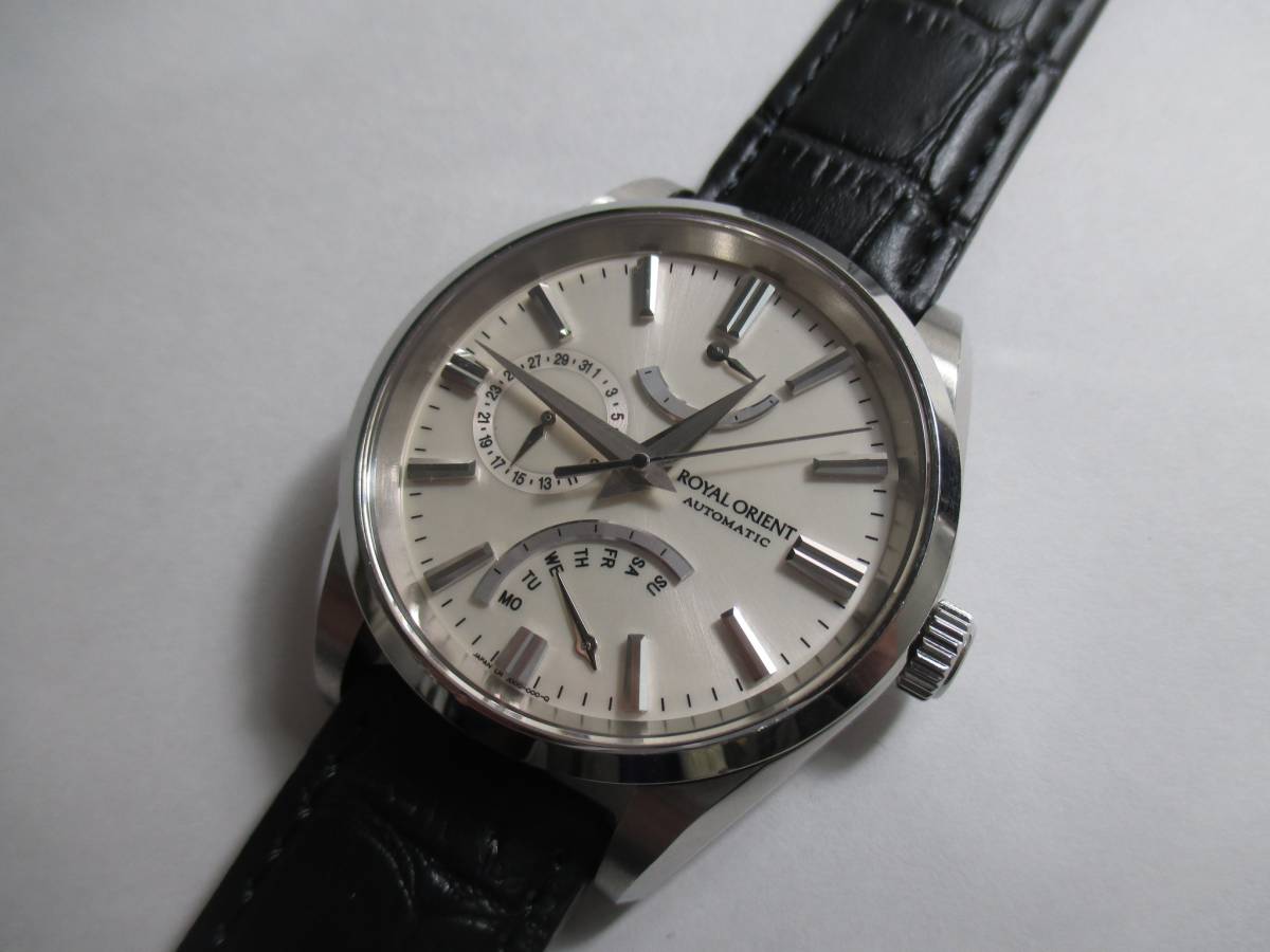 売切 ロイヤルオリエント 自動巻 パワーリザーブ WE0021JD 9(オリエント)｜売買されたオークション情報、yahooの商品情報をアーカイブ公開 - オークファン（aucfan.com）