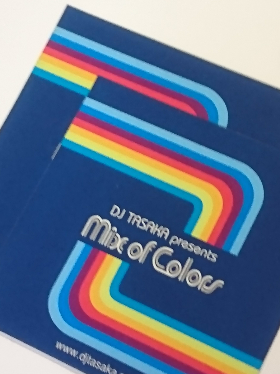 非売品 DJ TASAKA presents Mix of Color Sticker プロモーション ステッカー 2枚セット シール Mix ...