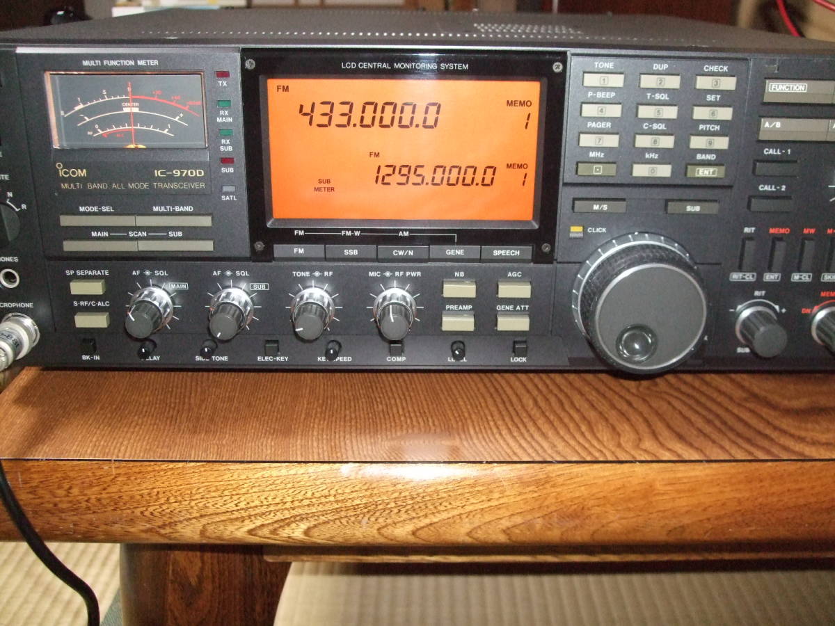 ICOM アイコム IC-970D 144MHz 430MHz 1200MHz 3バンド IC-970 再出品(固定)｜売買されたオークション ...