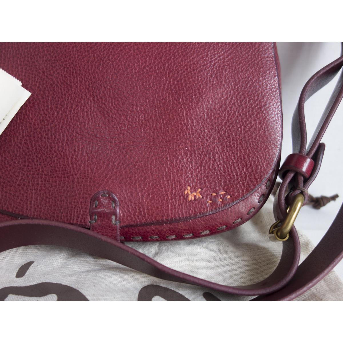 ほぼ HENRY CUIR CRAVACHE ショルダーバッグ レザー アンリークイール ボルドー 618040(牛革)｜売買された ...