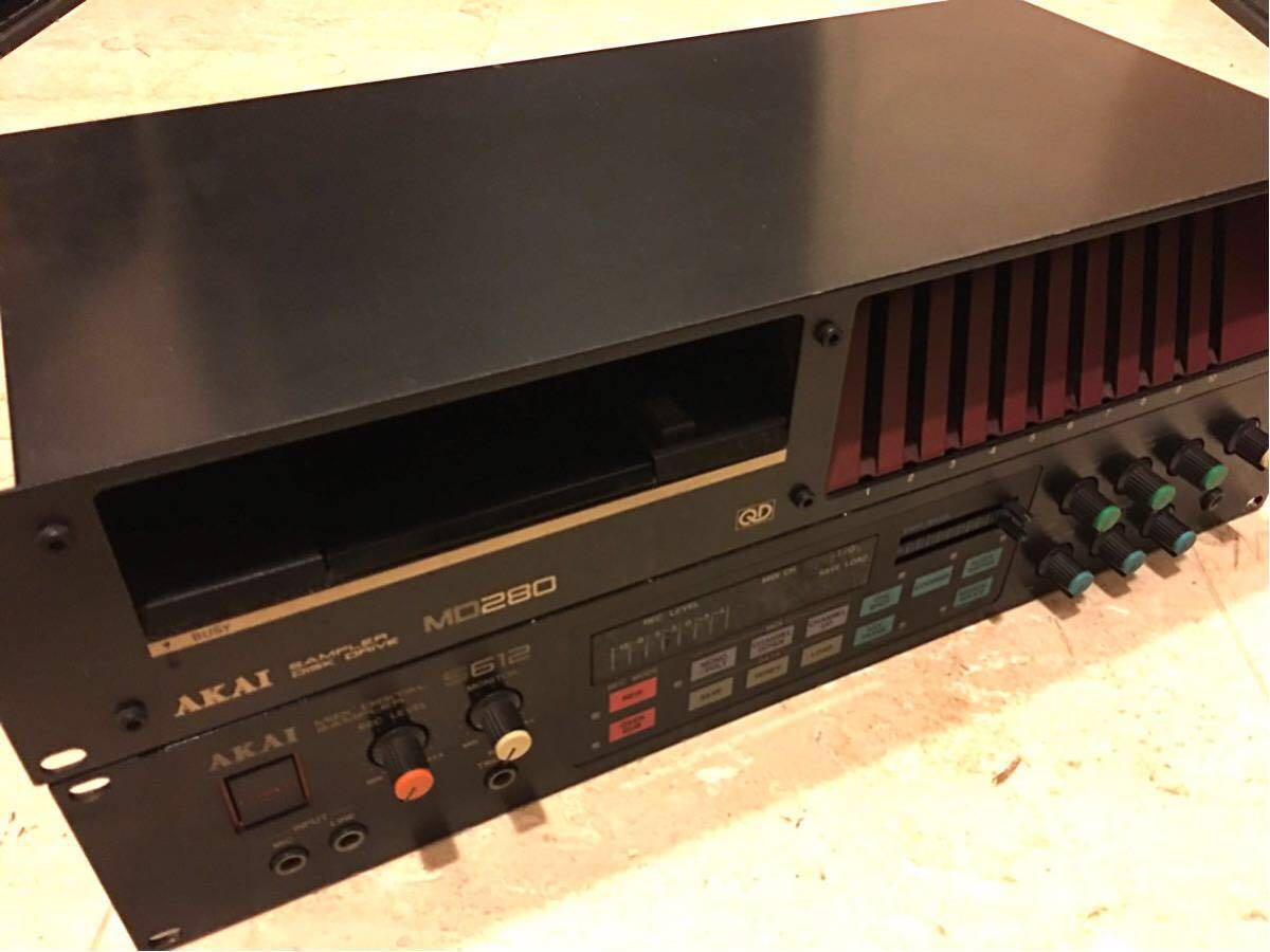 AKAI S612 ＆ AKAI MD280 専用ディスク付き ジャンク(サンプラー)｜売買されたオークション情報、yahooの商品情報を ...