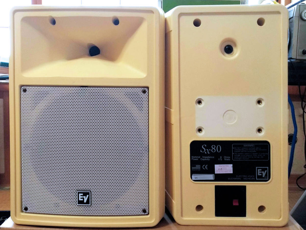 音出し確認済み EV Electro-Voice SX -80 ペア(モニタースピーカー)｜売買されたオークション情報、yahooの商品情報を ...
