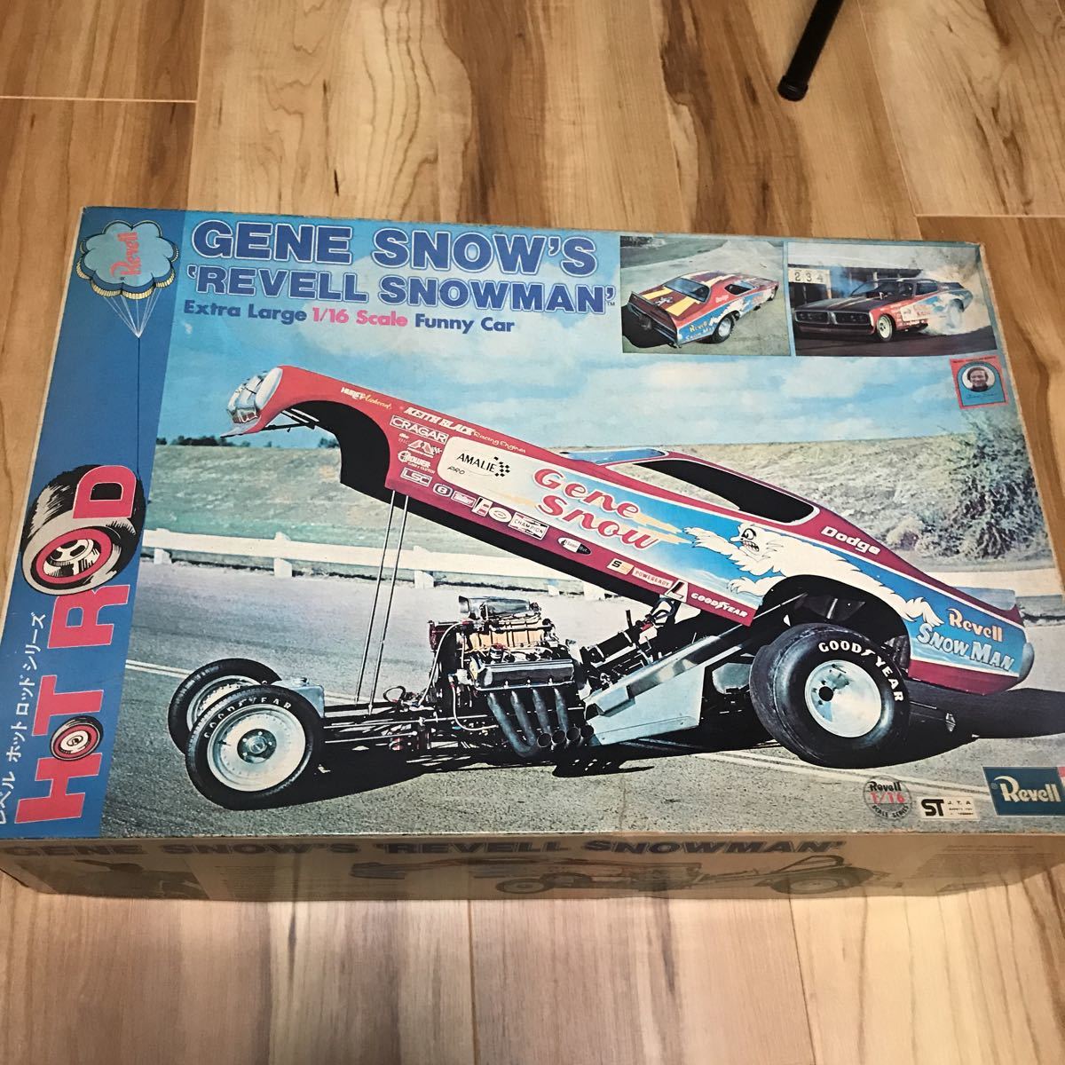 Revel レベル ホットロッドシリーズ スノーマン プラモデル 未作成 1/16 スケール GENE SNOW'S REVELL ...