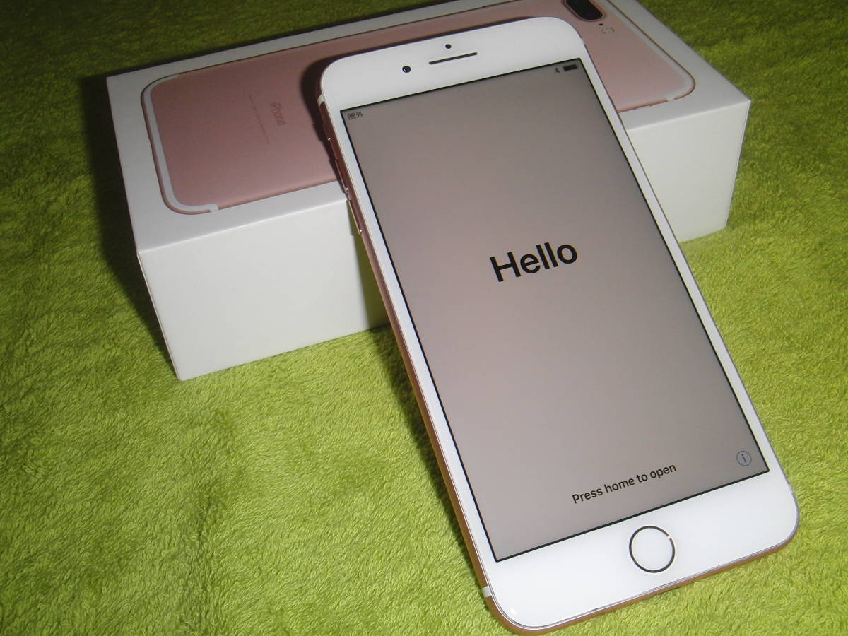 SIMフリー iPhone7 plus 128GB ローズゴールド SIMロック解除 格安SIM iphone7Plus(iPhone 7 Plus)｜売買されたオークション情報、yahooの ...