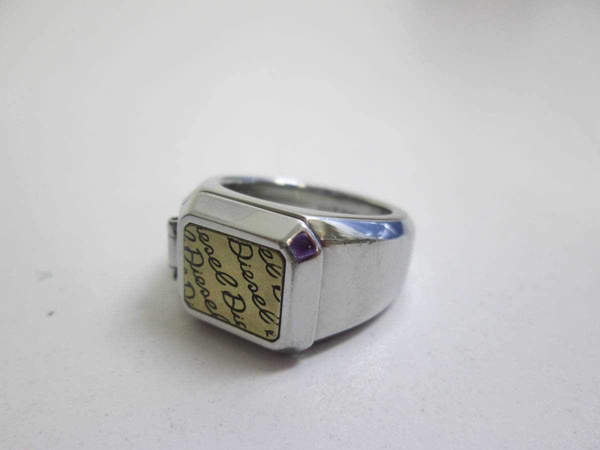 ディーゼル/DIESEL リング 指輪 STEEL ONLY THE BRAVE(ディーゼル)｜売買されたオークション情報、yahooの商品 ...