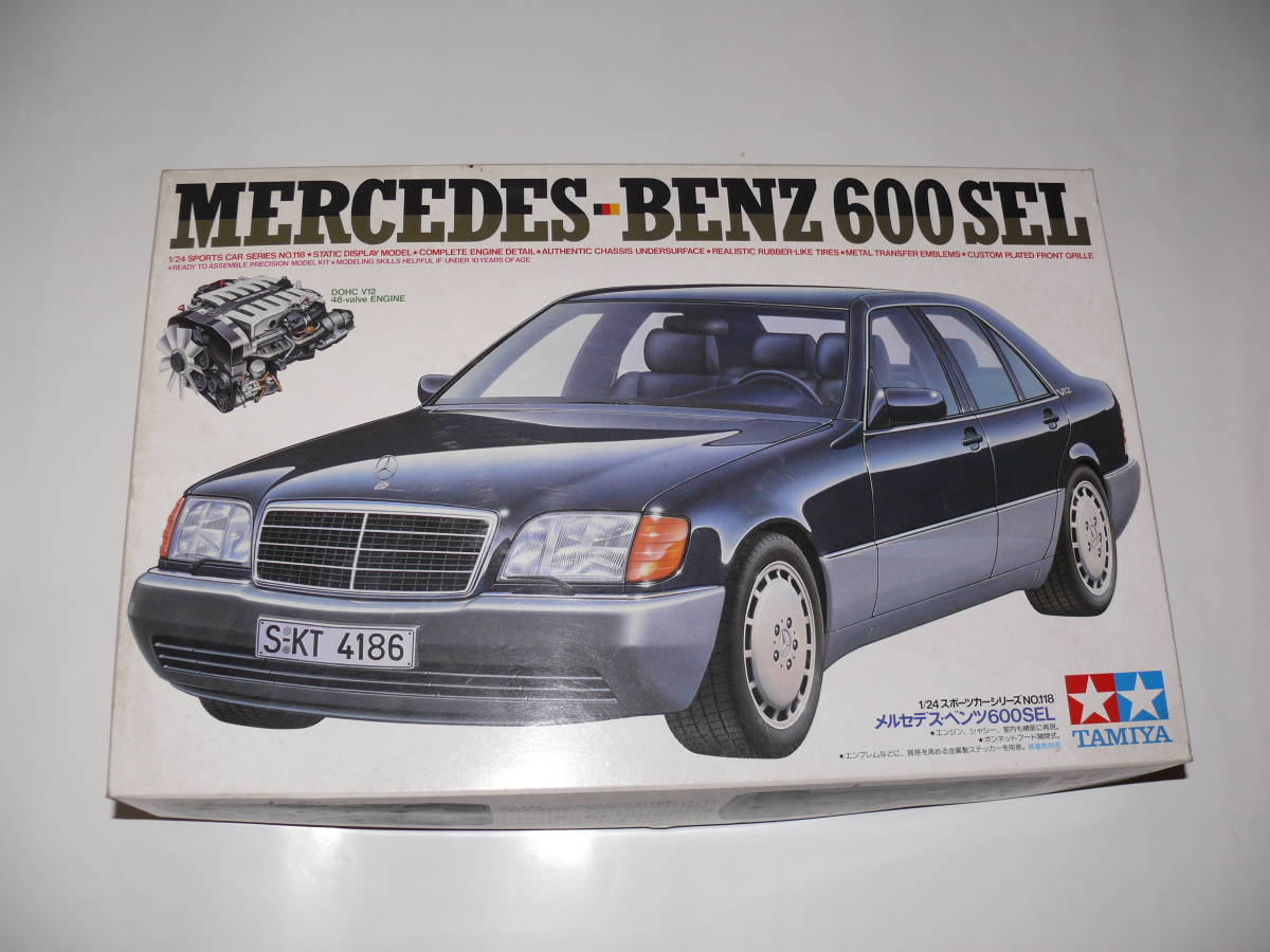 TAMIYA 1/24 Mercedes-Benz 600 SEL DOHC V12 48-valve ENGINE メルセデスベンツ ...