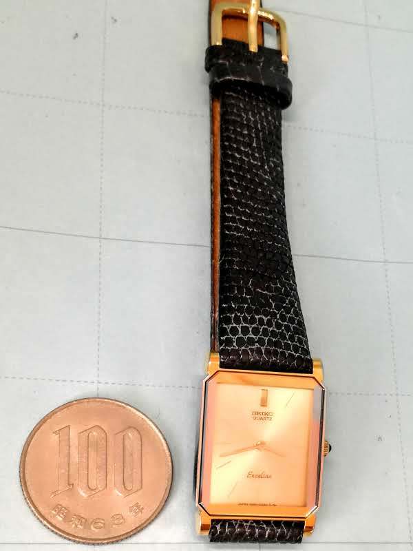 U31 電池交換済み セイコー エクセリーヌ SEIKO Exceline スクエア 1220ゴールドクォーツ レディス腕時計(エクセリーヌ)｜売買されたオークション情報、yahooの商品情報 ...
