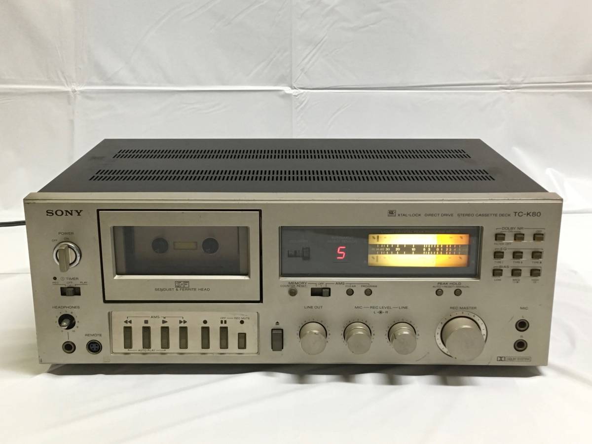 SONY TC-K80 カセットデッキ ジャンク品(一般)｜売買されたオークション情報、yahooの商品情報をアーカイブ公開 - オークファン ...