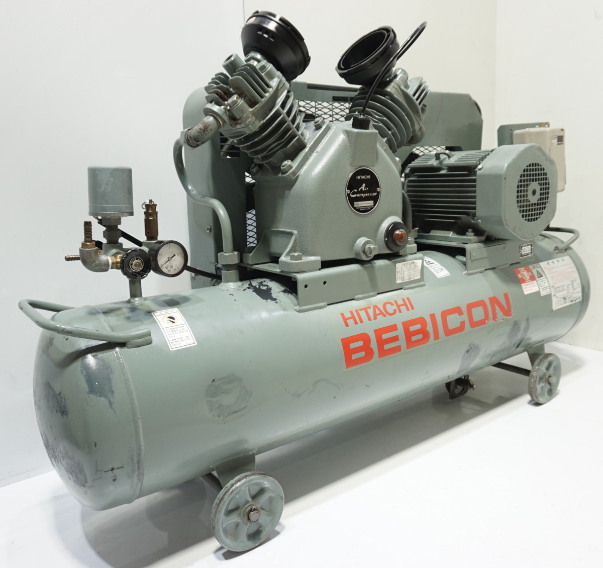 西P HITACHI 日立 BEBICON ベビコン 2.2P-9.5VD5 50Hz コンプレッサー 3U-533(コンプレッサー)｜売買さ ...