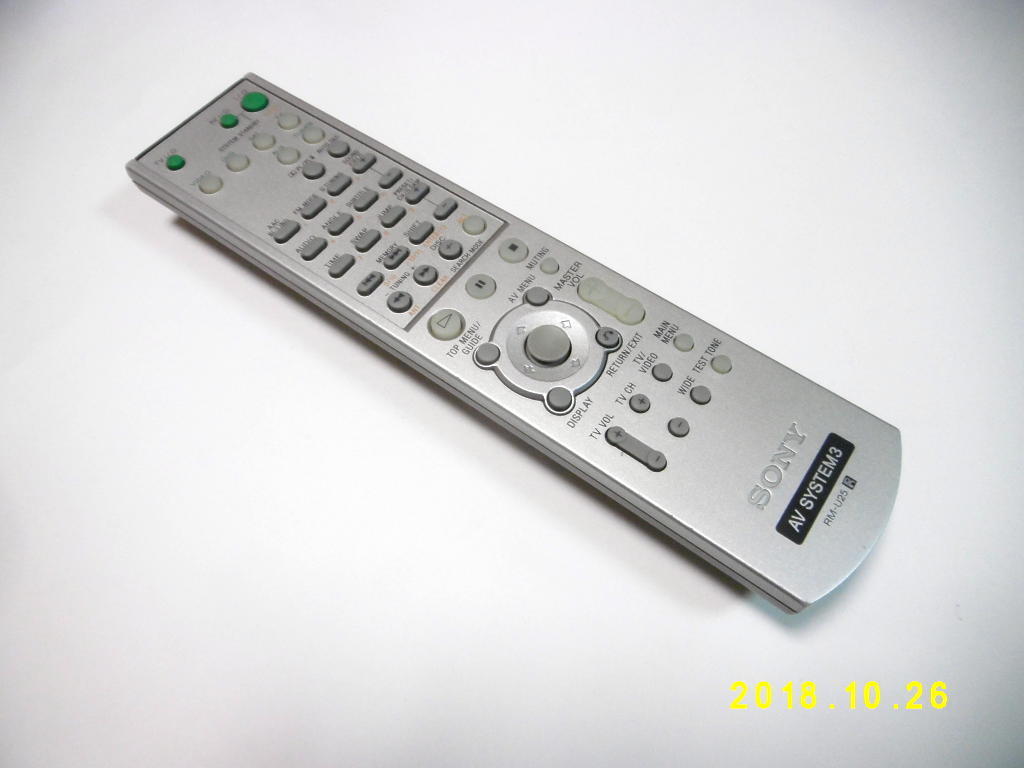 SONY RM-U25 HT-K25用リモコン シアター用リモコン TA-SL5用リモコン AVアンプ用リモコン(サラウンドセット)｜売買されたオークション情報、yahooの商品情報を ...