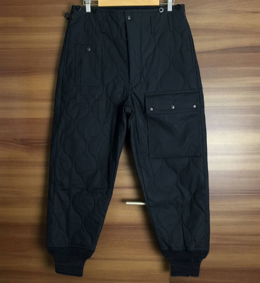 定価4.2万/ /THE DRAWING ROOM × Nigel Cabourn/QUILT LINER PT/キルティングパンツ/中綿 ...