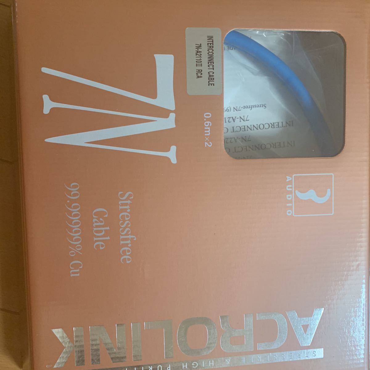 ACROLINK RCAケーブル0.6mペア 7N-A2110Ⅲ RCA(RCAケーブル)｜売買されたオークション情報、yahooの商品情報をアーカイブ公開 - オークファン（aucfan.com）