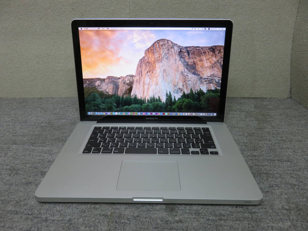 MacBook Pro A1286 高速Core i7 / 8GB / 1000GB Early 2011 15.4型 ダブル Mac OS ...