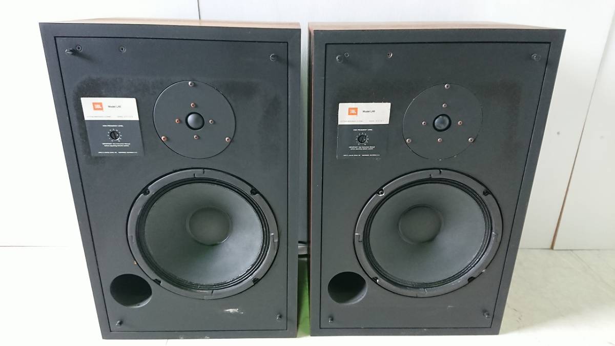 JBL Model L40 詳細不明 ペア スピーカー 現状品(スピーカー本体)｜売買されたオークション情報、yahooの商品情報をアーカイブ ...